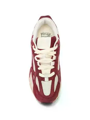 THE MERCER BRAND The Re-run Panelled Sneakers - Red