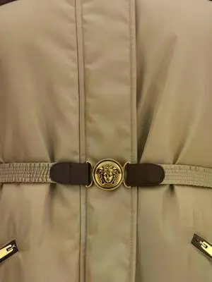 Versace Belted Medusa Jacket - Neutrals