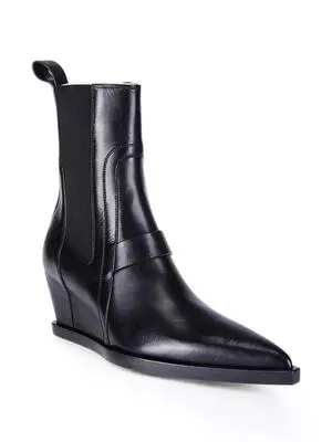Rick Owens Sharp Wedge Wedge Ankle Boots
