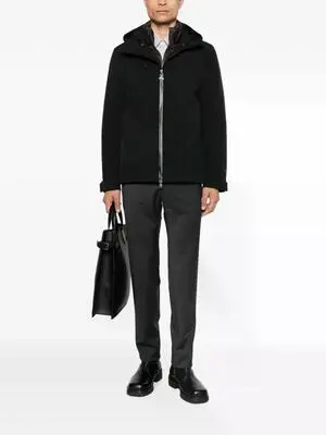 BERWICH Logo-patch Straight-leg Trousers