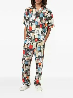 Moschino Printed Silk Shirt - Neutrals
