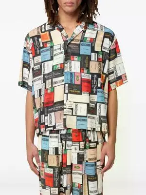 Moschino Printed Silk Shirt