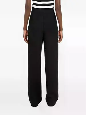 FERRAGAMO Ribbed-knit Side-stripe Trousers