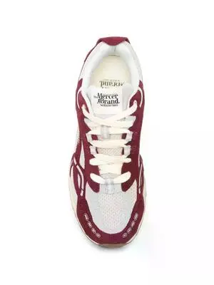THE MERCER BRAND The Re-run Panelled Sneakers - Red