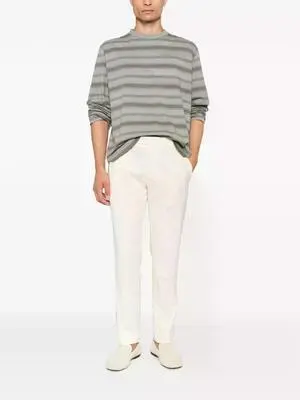 BERWICH Retro Long Pleated Trousers - Neutrals