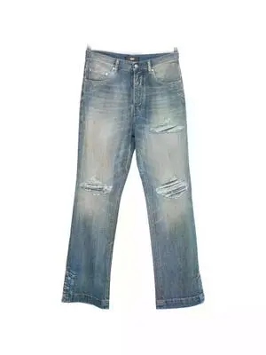 Amiri Distressed Faded Jeans - Blue