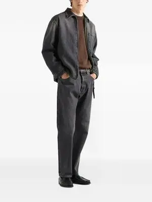 Prada Re-cashmere Crew-neck Sweater - Brown