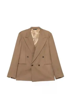 EPOCA Double-breasted Peak-lapel Suit - Neutrals