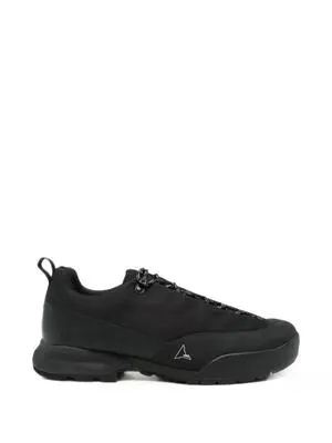 ROA Logo-print Panelled Sneakers - Black