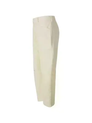 NILI LOTAN Corduroy Panelled Trousers - Neutrals