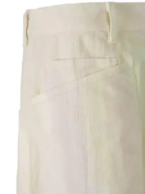 NILI LOTAN Corduroy Panelled Trousers - Neutrals