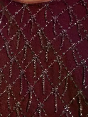 ROTATE BY BIRGER CHRISTENSEN Sequins Mini Flared Dress