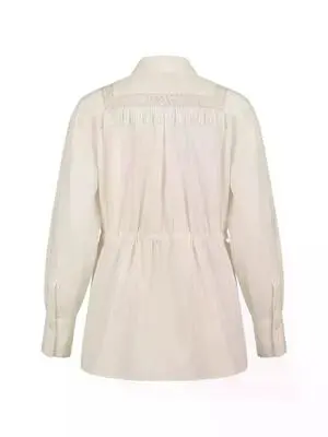 Valentino Garavani Lace-panelled Drawstring-waist Dress