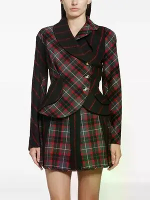 VIVIENNE WESTWOOD Stormy Tartan Jacket - Grey