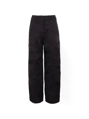 Ulla Johnson Carine Textured Wide-leg Trousers - Black