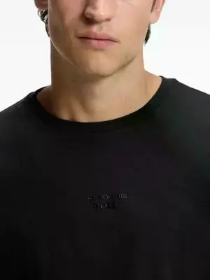 BOSS X Porsche Mercerized-cotton T-shirt With Glossy Logo