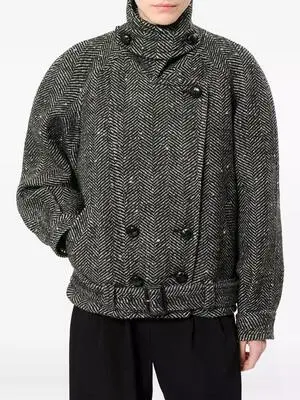 Isabel Marant Étoile Elvane Wool Coat - Black
