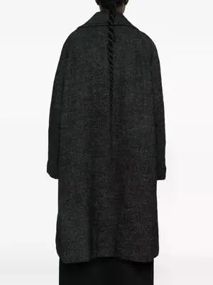 Soh Floral-applique Single-breasted Coat