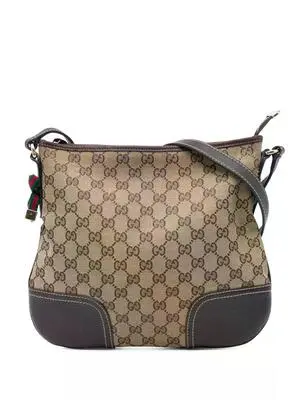 Gucci 2016-2026 Gg Canvas Web Princy Crossbody Bag - Neutrals