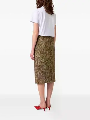 MSGM Pencil Midi Skirt