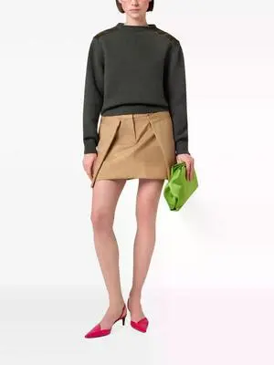 MSGM Pleated-detail Mini Skirt