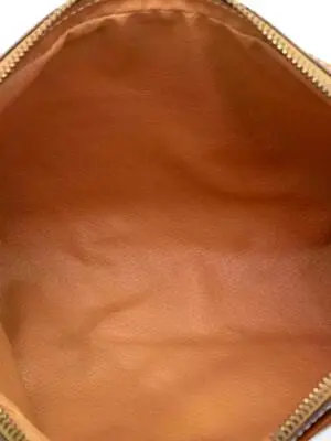 Celine 1997 Macadam Coated Canvas Clutch Bag
