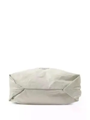 Balenciaga Small Crush Tote Bag - White
