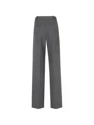 SELF-PORTRAIT Pleated Straight-leg Trousers