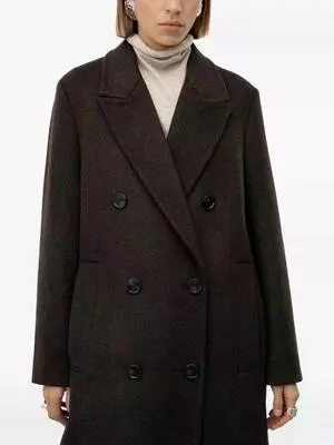 BOSS Double-breasted Coat - Brown