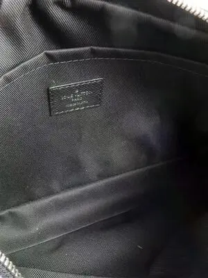 LOUIS VUITTON Outdoor Monogram Eclipse Messenger Bag - Black