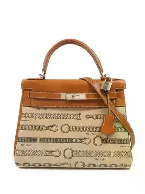 Hermès 2018 28 Kelly De Camp Dechainee Tote Bag - Brown