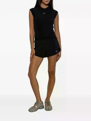 Nike Ribbed Logo-embroidered Top
