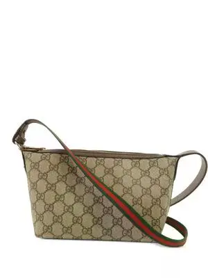 Gucci Ophidia Gg Shoulder Bag - Brown