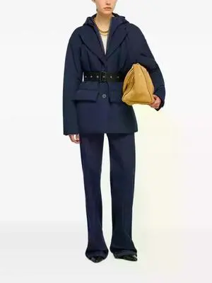SEMICOUTURE Agnes Belted Hooded Coat