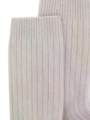 N.peal Ribbed Bed Socks