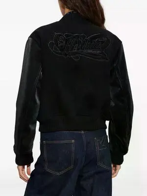 Off-White Logo-patch Bomber Jacket