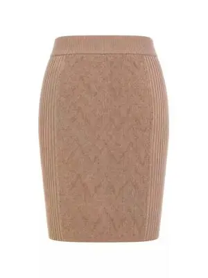 Guess Hermione Monogram-pattern Midi Skirt