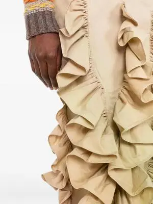 Moschino Ruffled Midi Skirt
