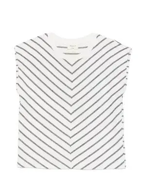 Maison123 Chevron-stripe T-shirt