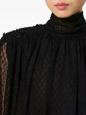 Isabel Marant Étoile Oeste Embroidered Plumetis Lace Blouse
