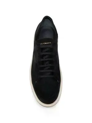 Officine Creative Suede Panelled Sneakers