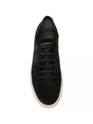 Officine Creative Suede Panelled Sneakers