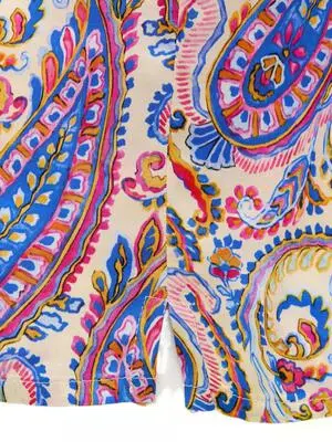 MARC AUREL Paisley-print Short-sleeve Blouse