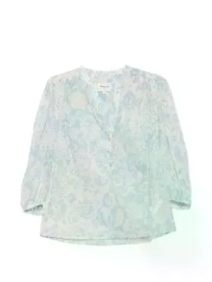 Maison123 Devona Floral-print Blouse - White