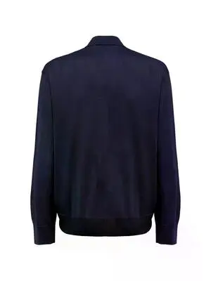 LANEUS Long-sleeve Polo Shirt - Blue