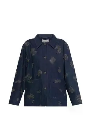 Munthe Vichola Bead-embellished Jacket - Blue