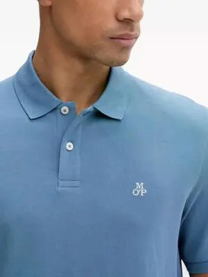 Marc O'polo Logo-embroidered Piqué Polo Shirt