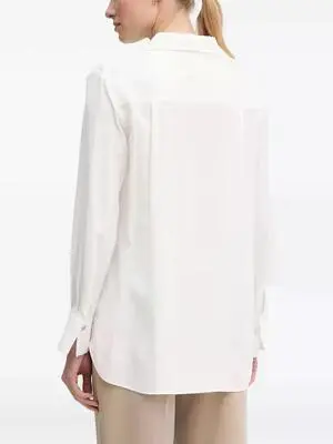 MARC AUREL V-neck Long-sleeve Blouse