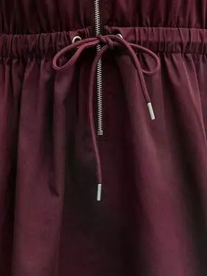 Marc O'polo Zip-up Drawstring-waist Mini Dress