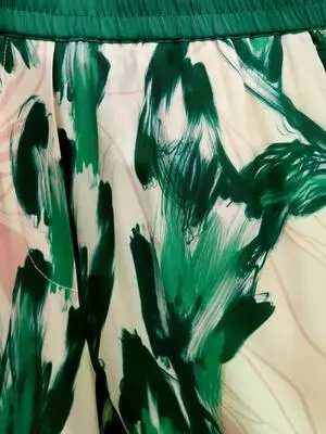 MARC AUREL Floral-print Trousers